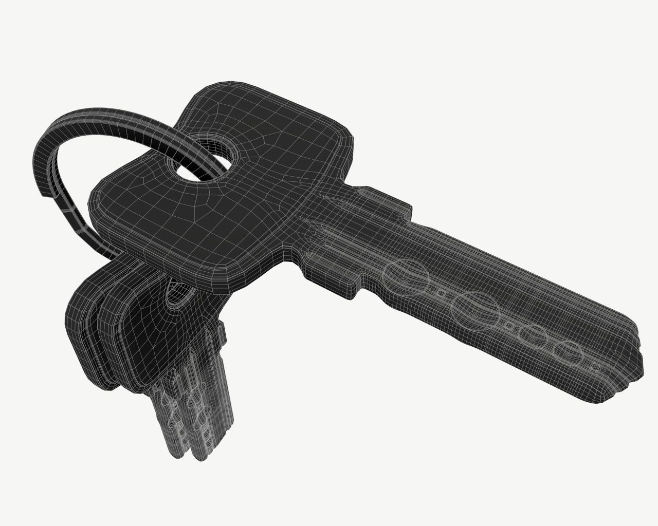 computer key set 3D model | CGTrader