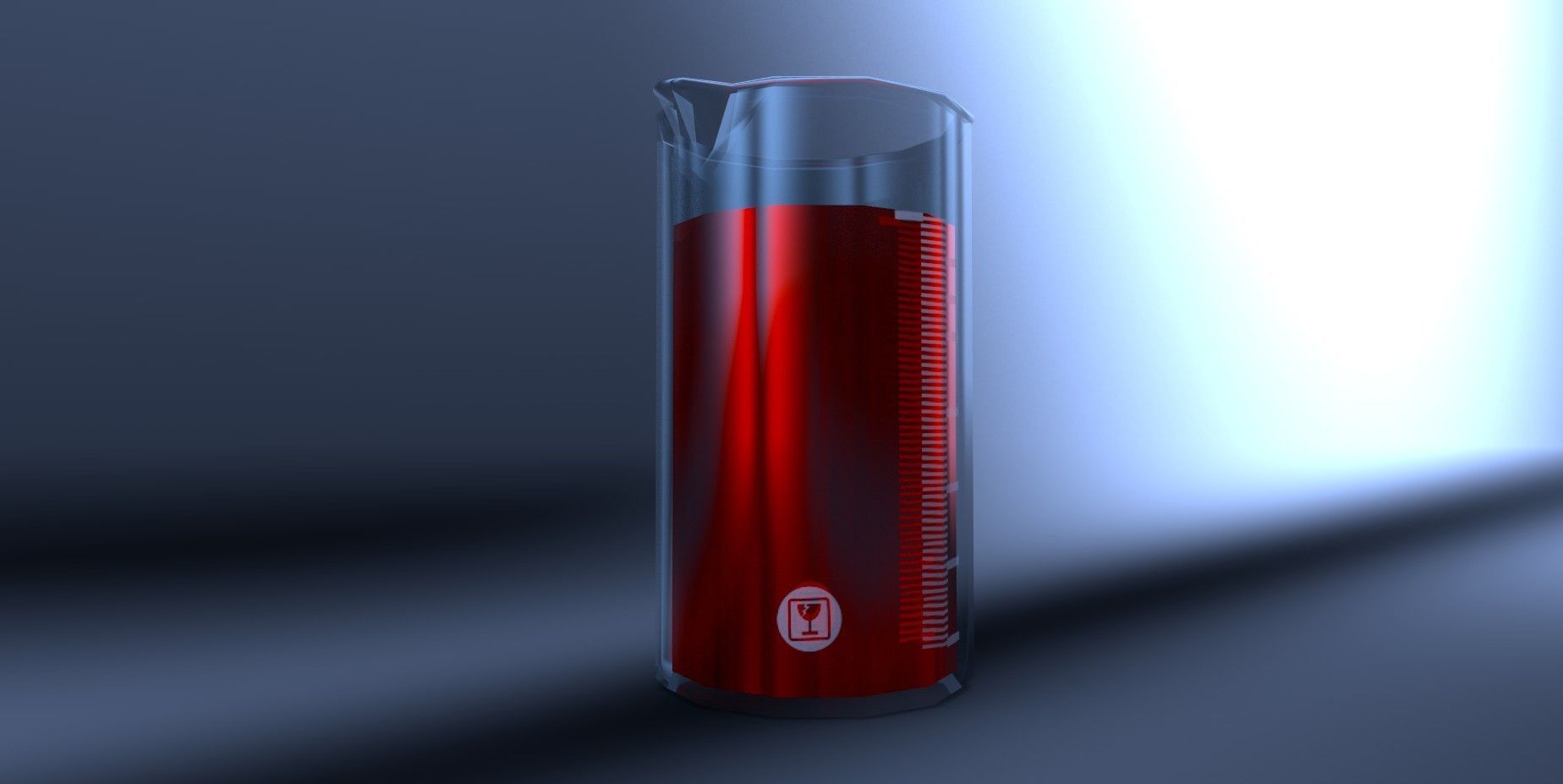 3D model Becker liquid measuring cup VR / AR / low-poly | CGTrader