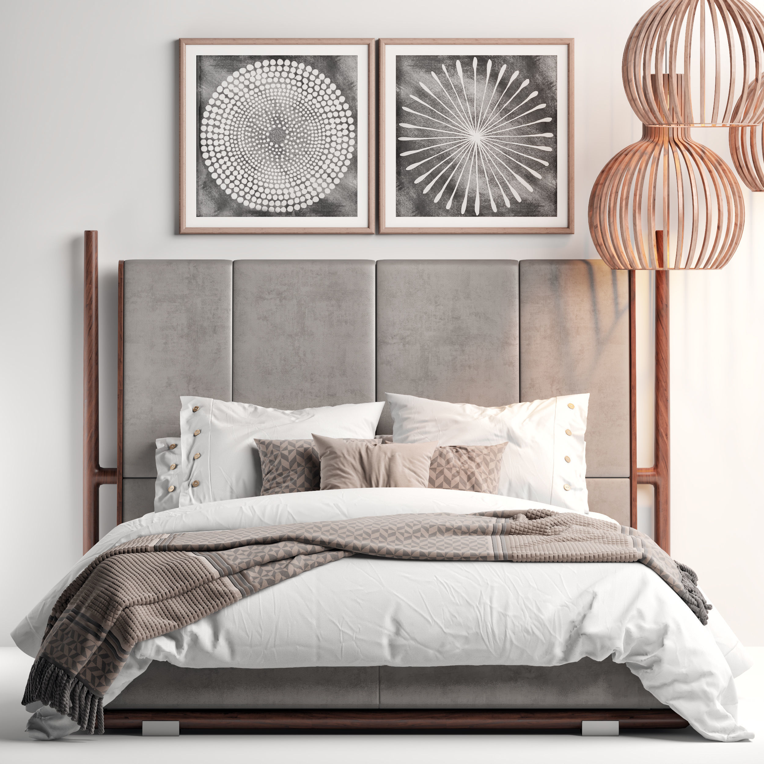 Flexform MOOD Icaro Bed 3D model | CGTrader