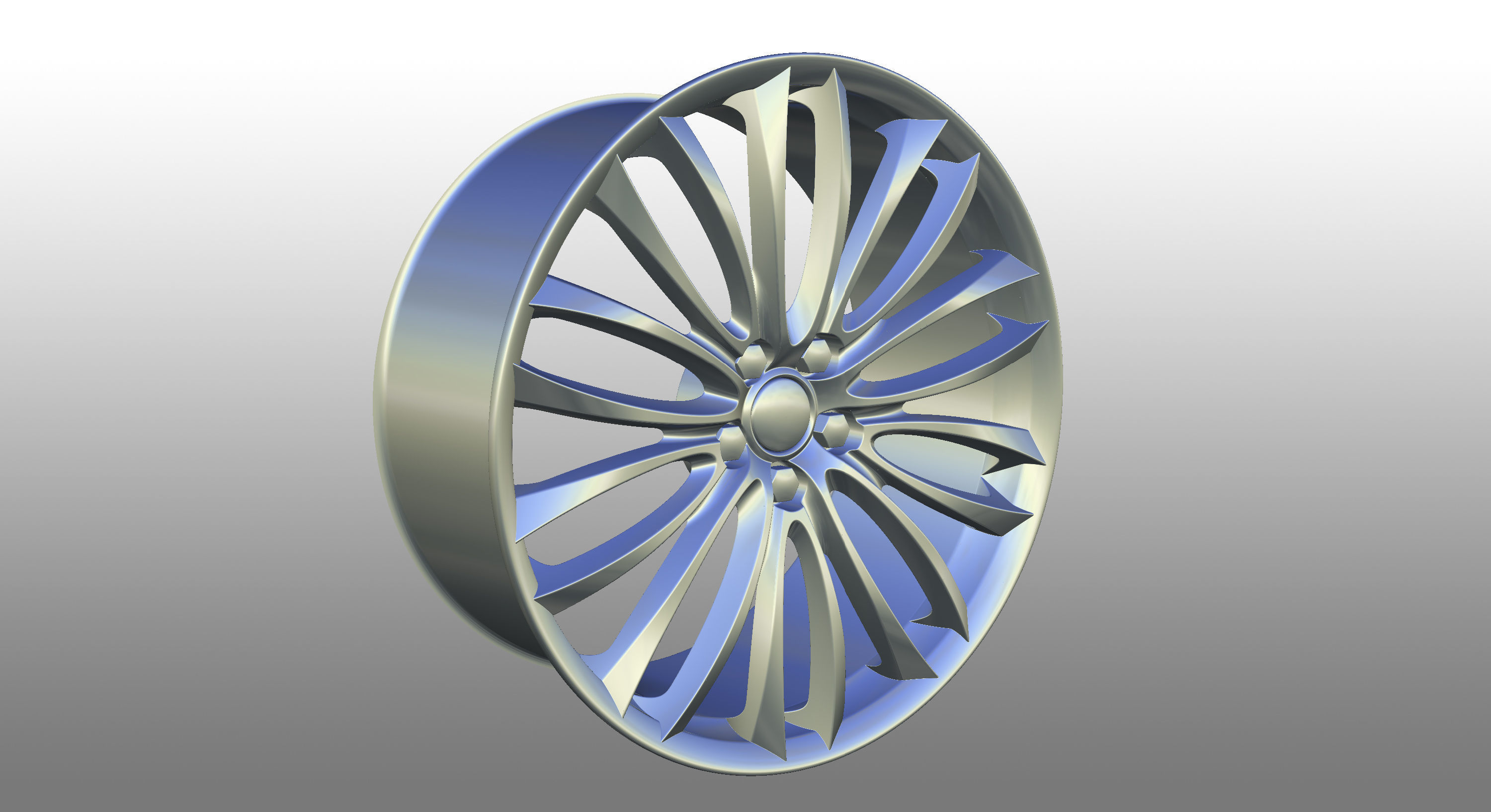 Alfa Romeo 8C Spider Rims 3D model | CGTrader