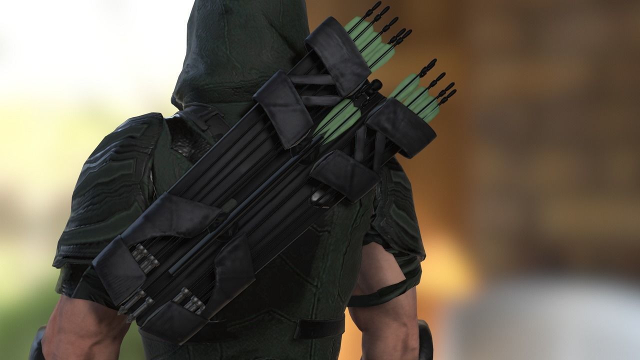 Green Arrow -CW season 4 Suit- High detailed PBR 3D model rigged | CGTrader