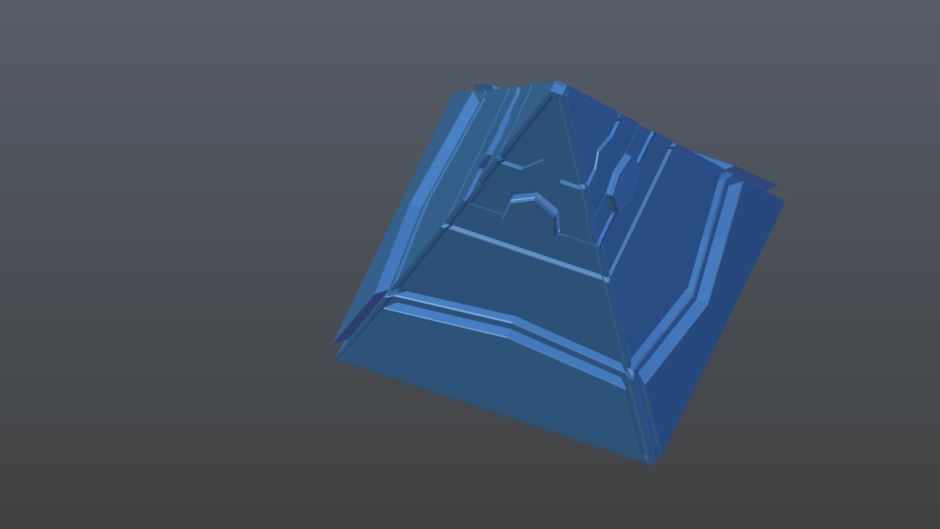 3D model Low poly futuristic pyramid VR / AR / low-poly | CGTrader