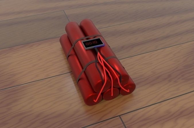 pipe bomb - time bomb free VR / AR / low-poly 3D model animated | CGTrader