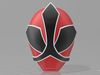 Power Rangers Shinkenger Shiba Shinken Red Red Ranger Helmet 3D model ...