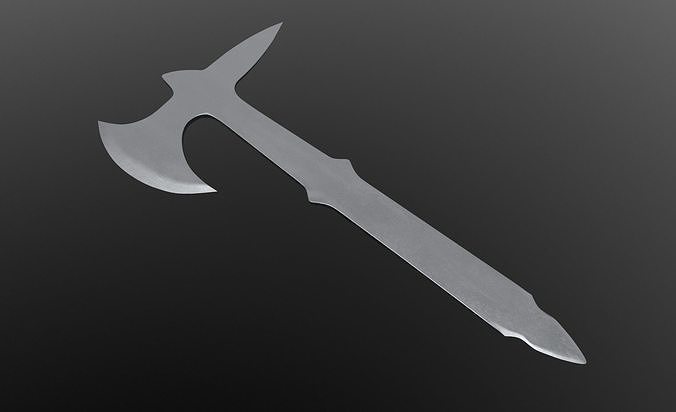 Steel throwing axe 3D model | CGTrader