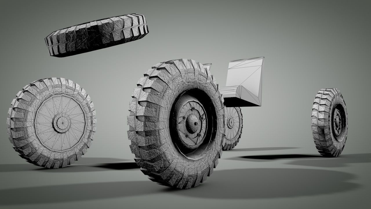 Wrecked Rusty Car 3D model | CGTrader