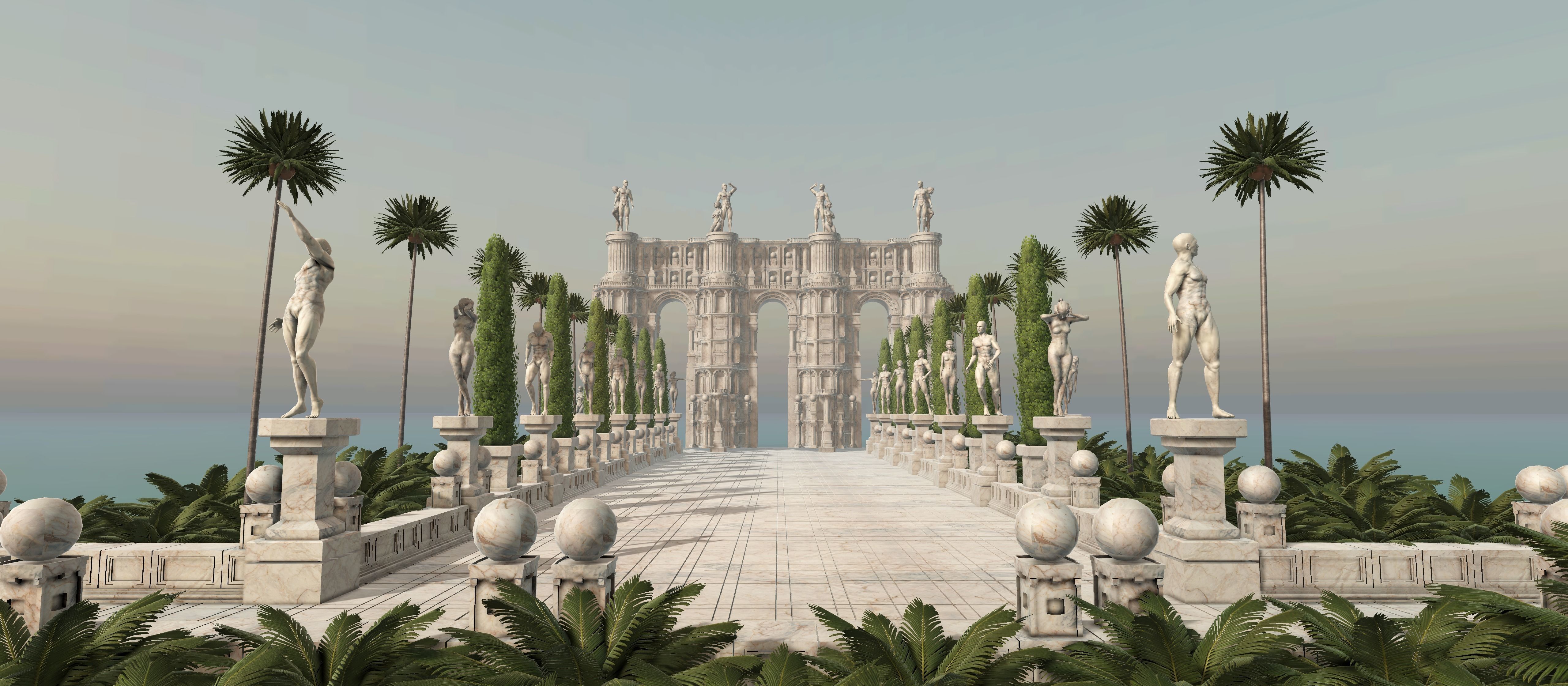 Antique Rome Scene for Unity 3D model | CGTrader
