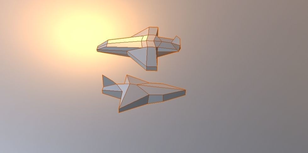 3D model MEGA LOW poly airplane VR / AR / low-poly | CGTrader