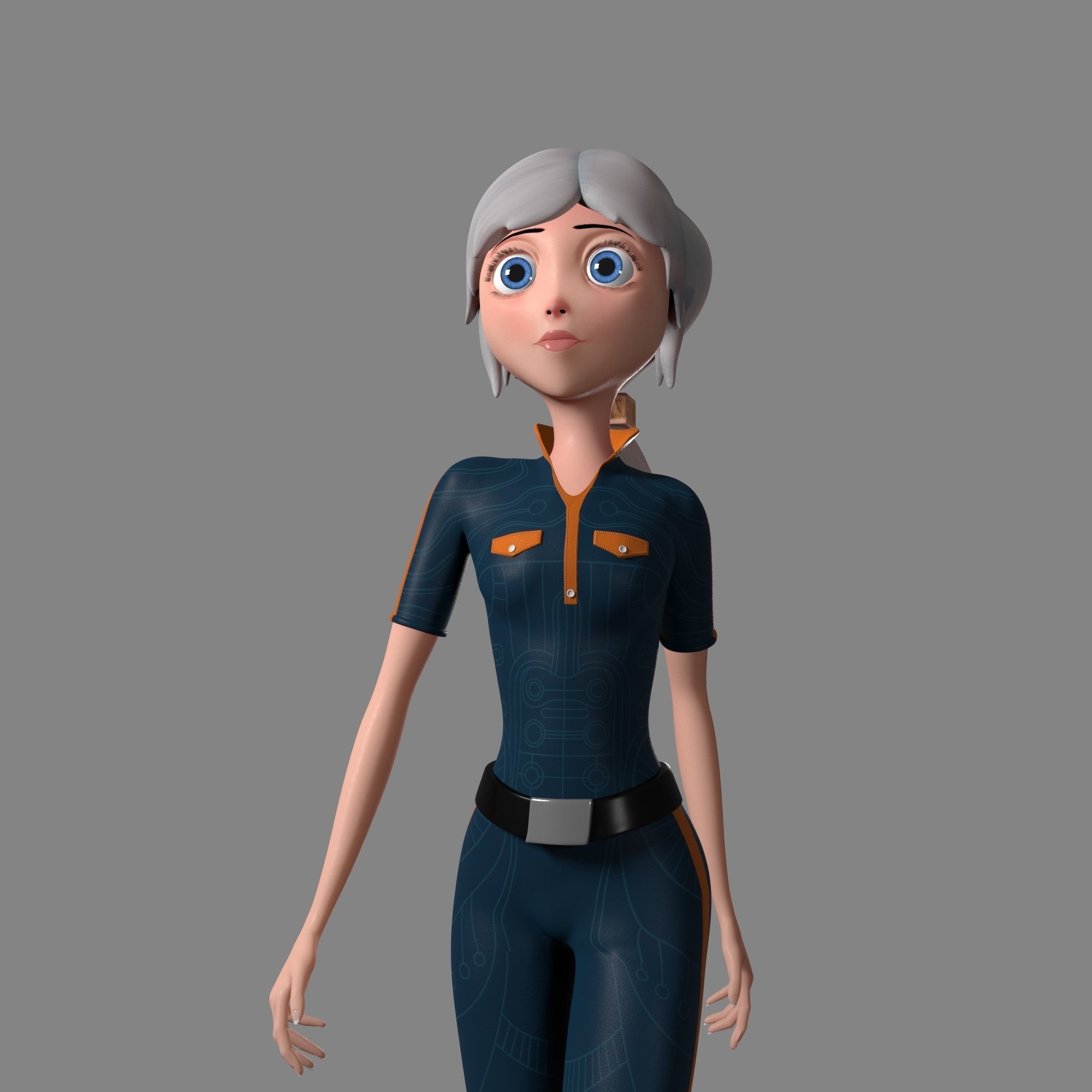 Susan-Ginormica free 3D model rigged | CGTrader