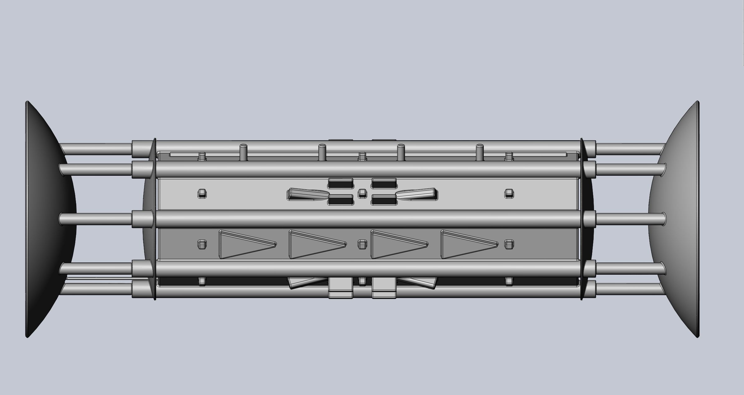 Orion Drive Two Ended Interstellar Ship Concept 3D model 3D printable ...