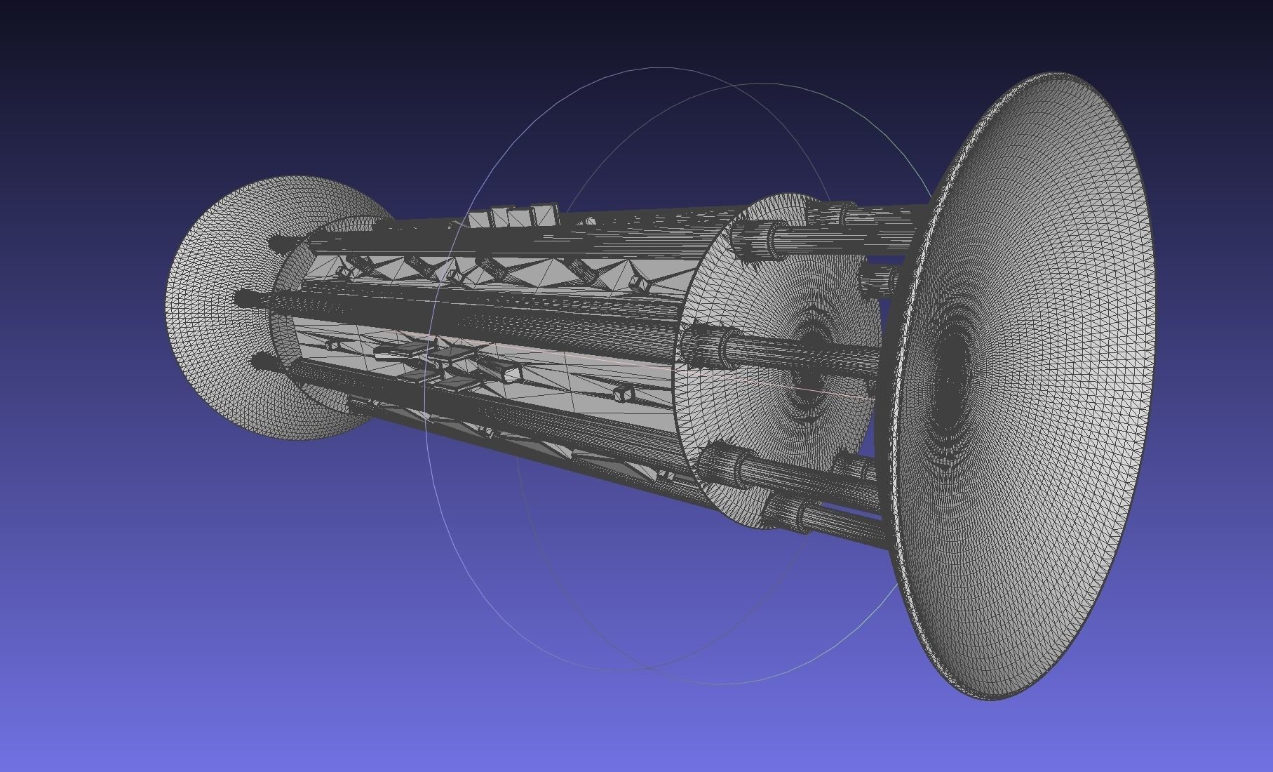 Orion Drive Two Ended Interstellar Ship Concept 3D model 3D printable ...
