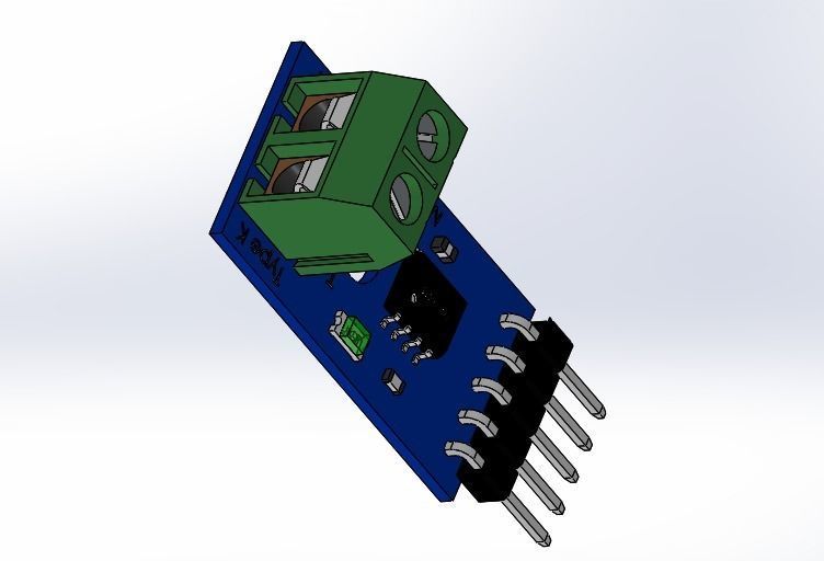 Module Board PCB MAX6675 Thermocouple Type K Arduino 3D model 3D ...