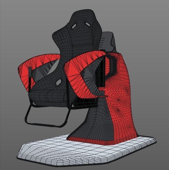 9D Virtual Reality VR Chair 360 Degree 3D model | CGTrader