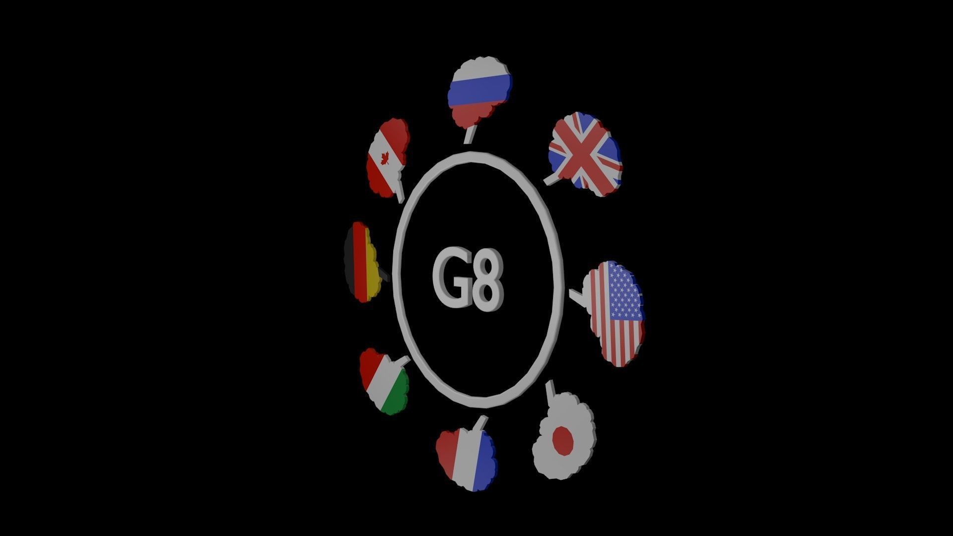 Symbol G8 3D model | CGTrader