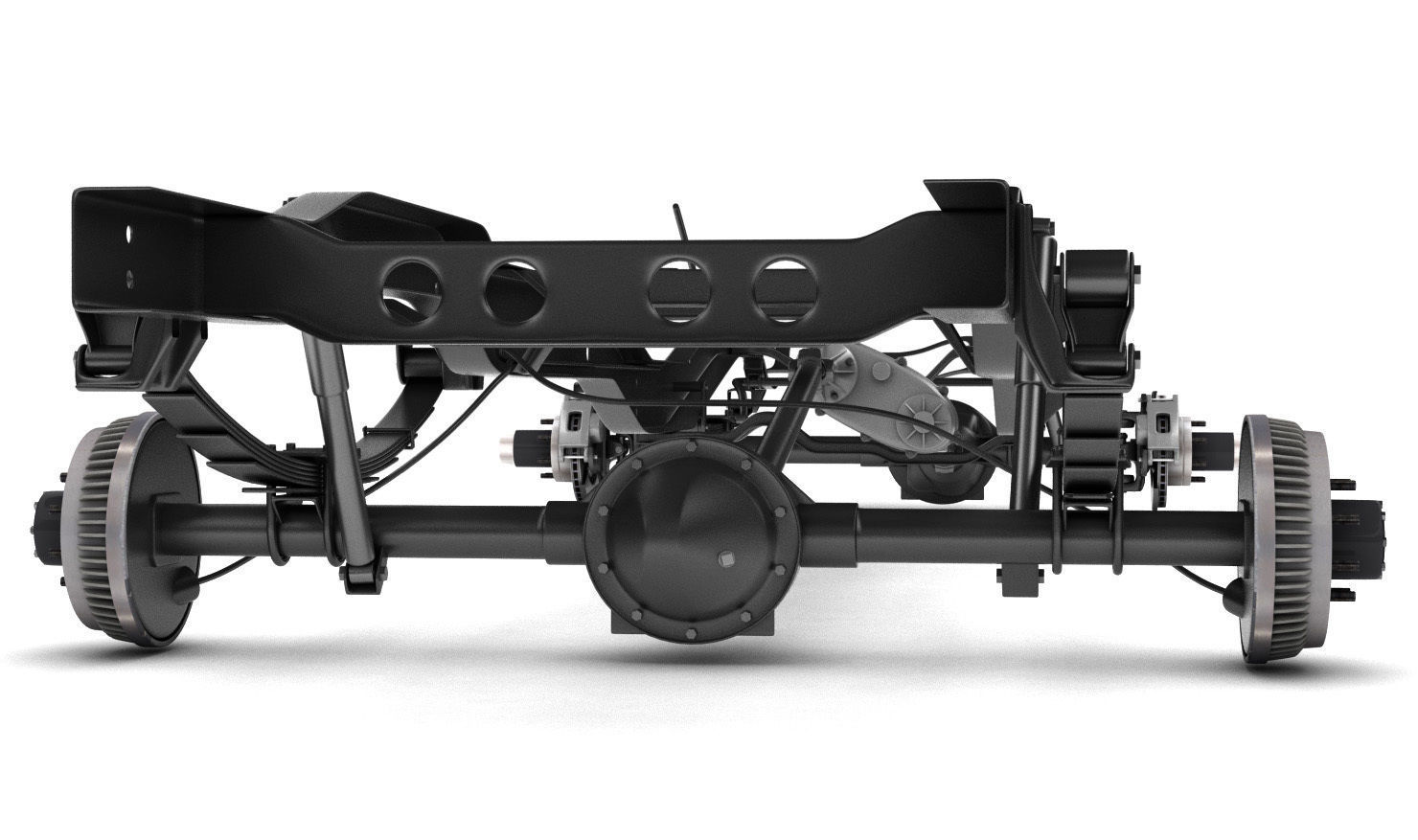 PICKUP TRUCK CHASSIS 4WD 3D model | CGTrader