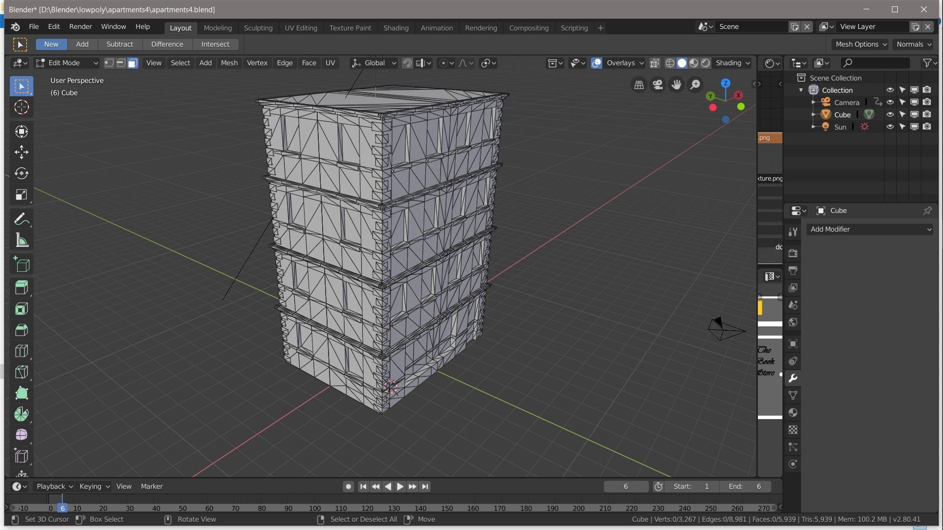 low poly apartment building by RICHARD HIND free VR / AR / low-poly 3D ...