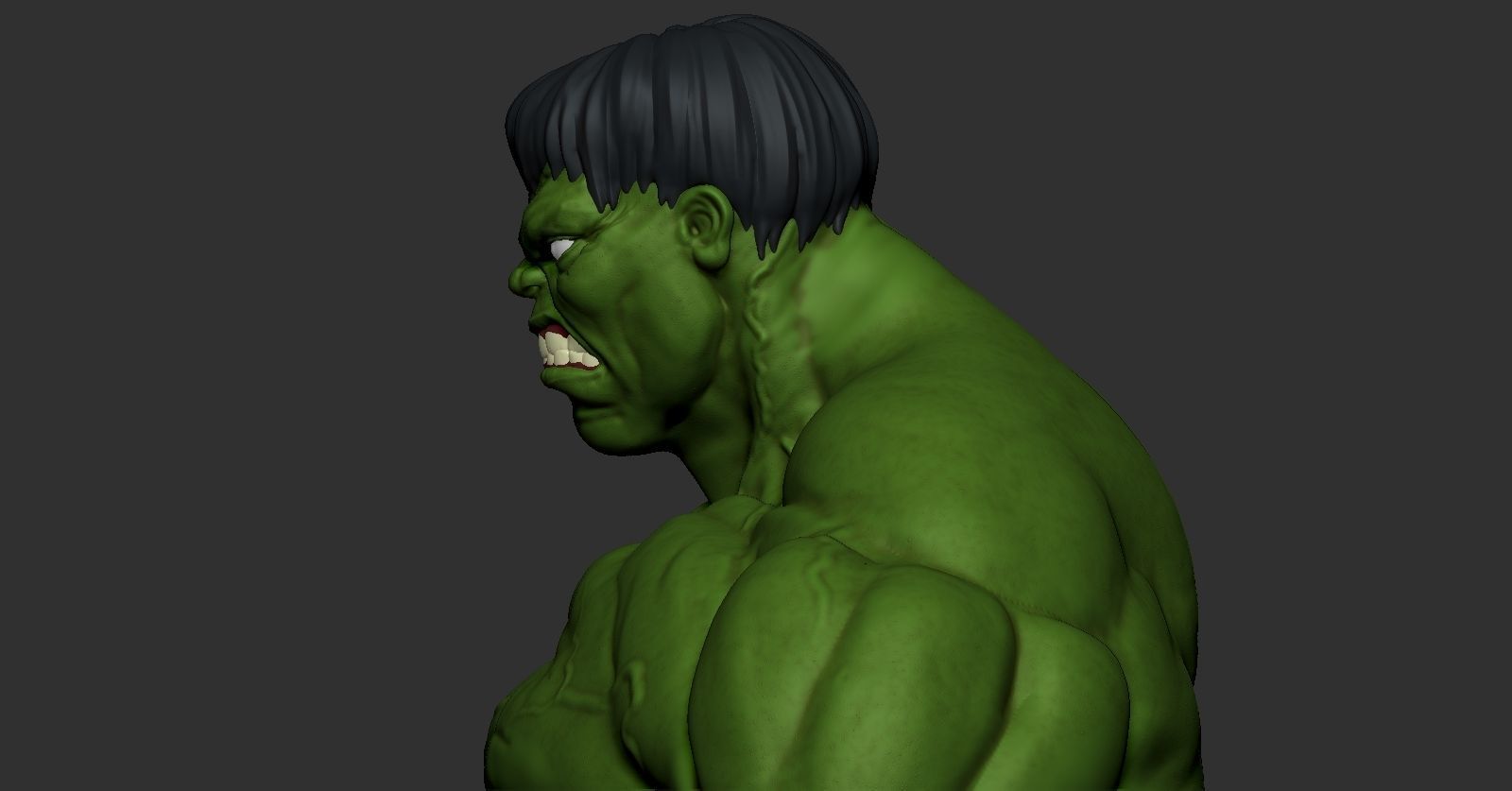 The Hulk bust 3D model 3D printable | CGTrader