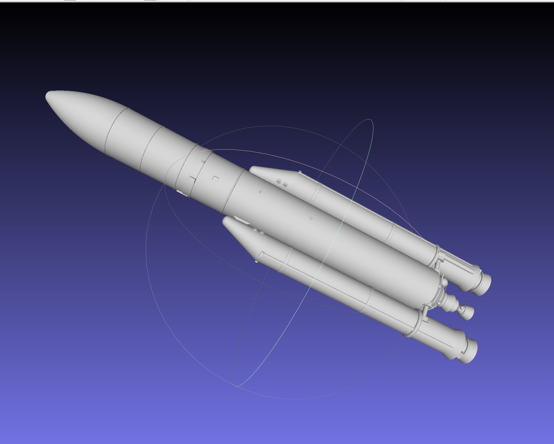 Ariane 5 Rocket Printable Miniature 3D model 3D printable | CGTrader