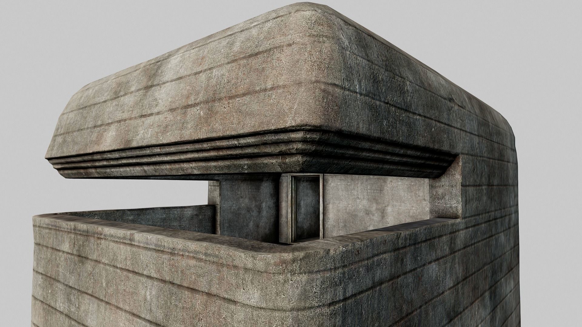 3D model Concrete Bunker 01 PBR VR / AR / low-poly | CGTrader