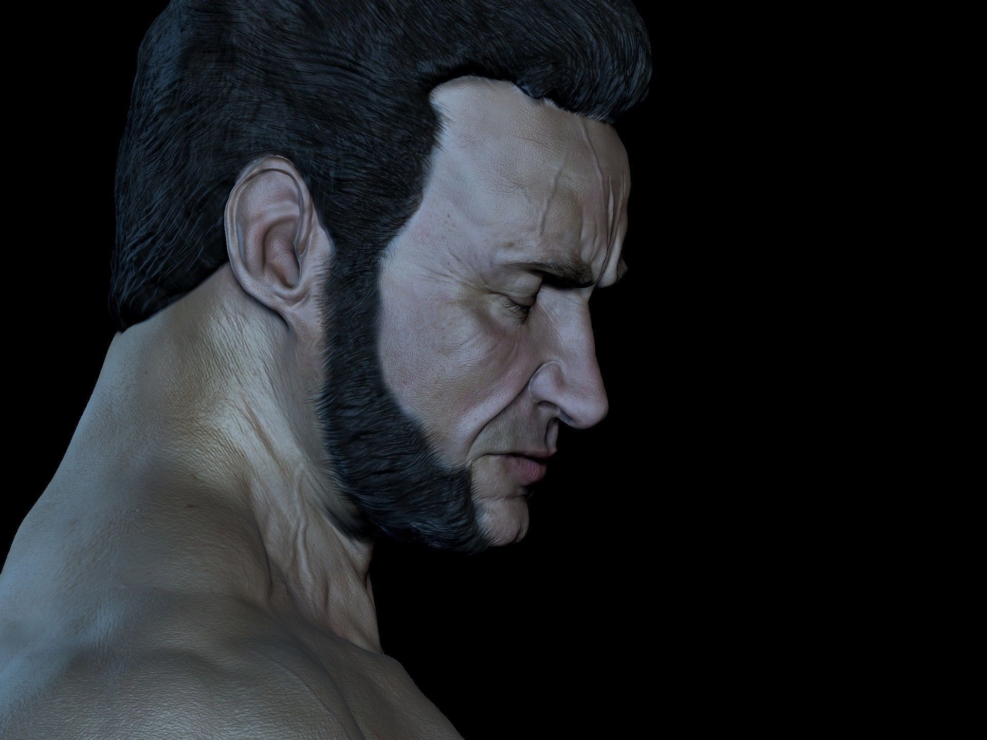 WOLVERINE INMORTAL BY HUGH JACKMAN 3D model 3D printable | CGTrader