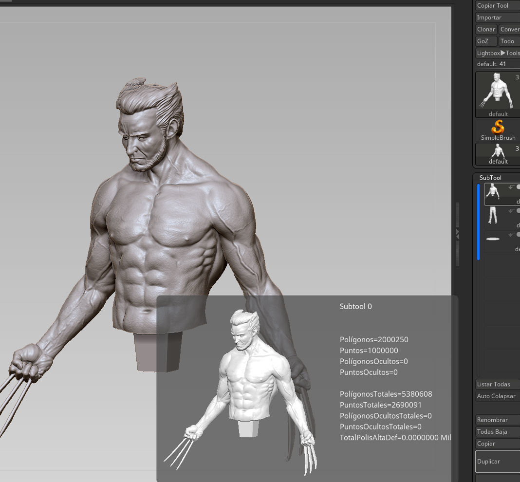 WOLVERINE INMORTAL BY HUGH JACKMAN 3D model 3D printable | CGTrader