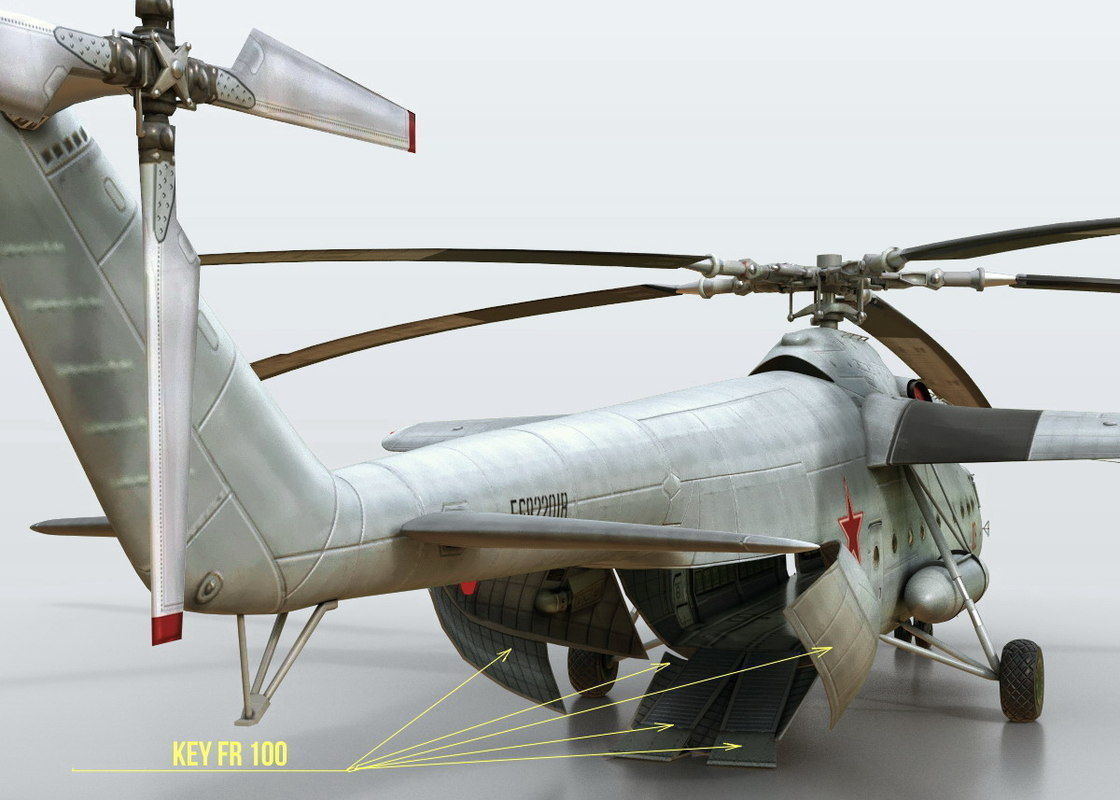 Mil Mi-6A 3D model animated | CGTrader