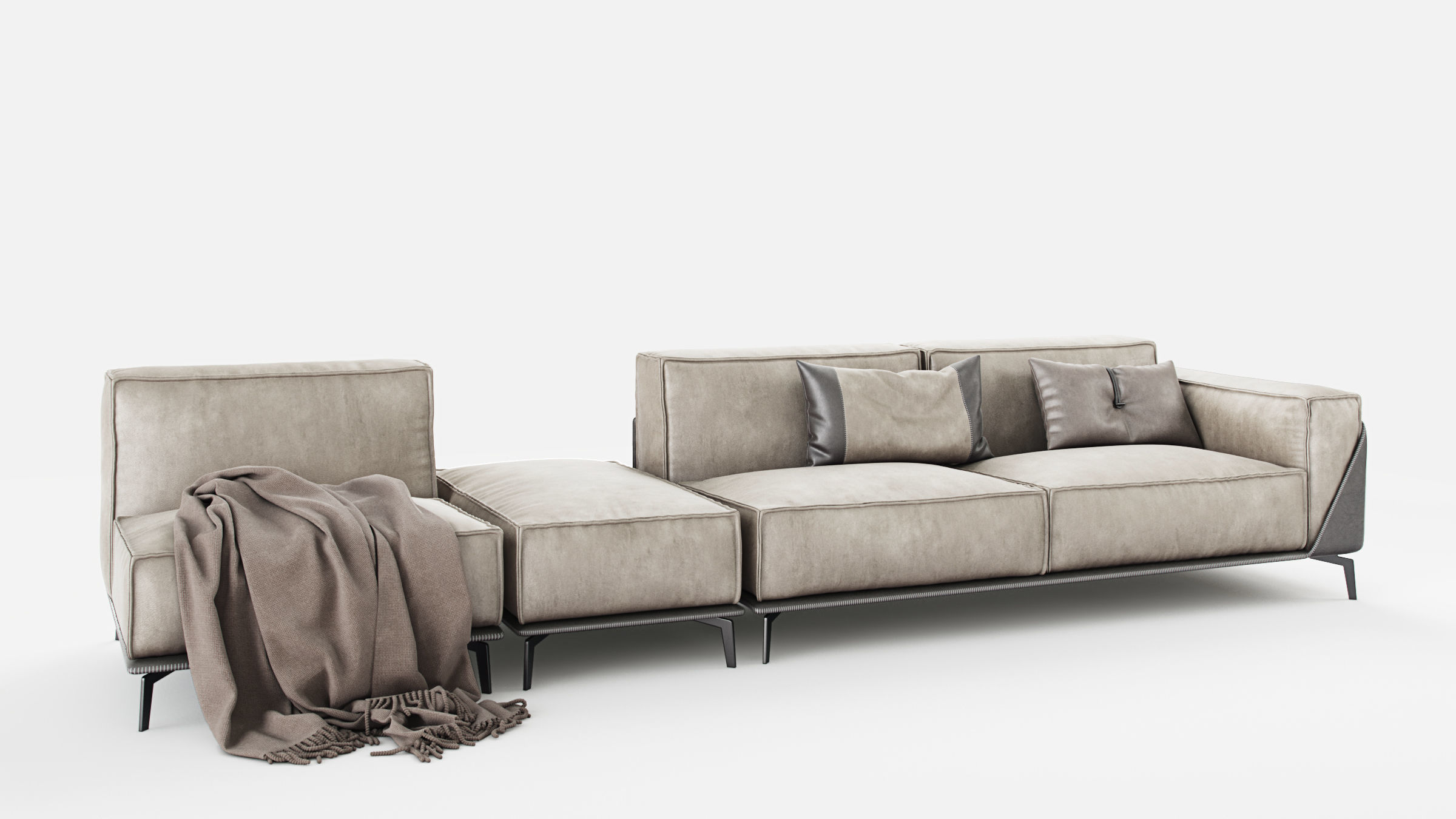 Dandy sofa Edwin 3D model | CGTrader