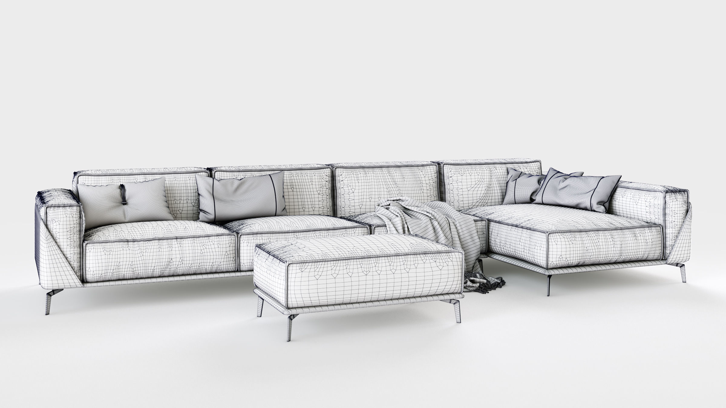 Dandy sofa Edwin 3D model | CGTrader