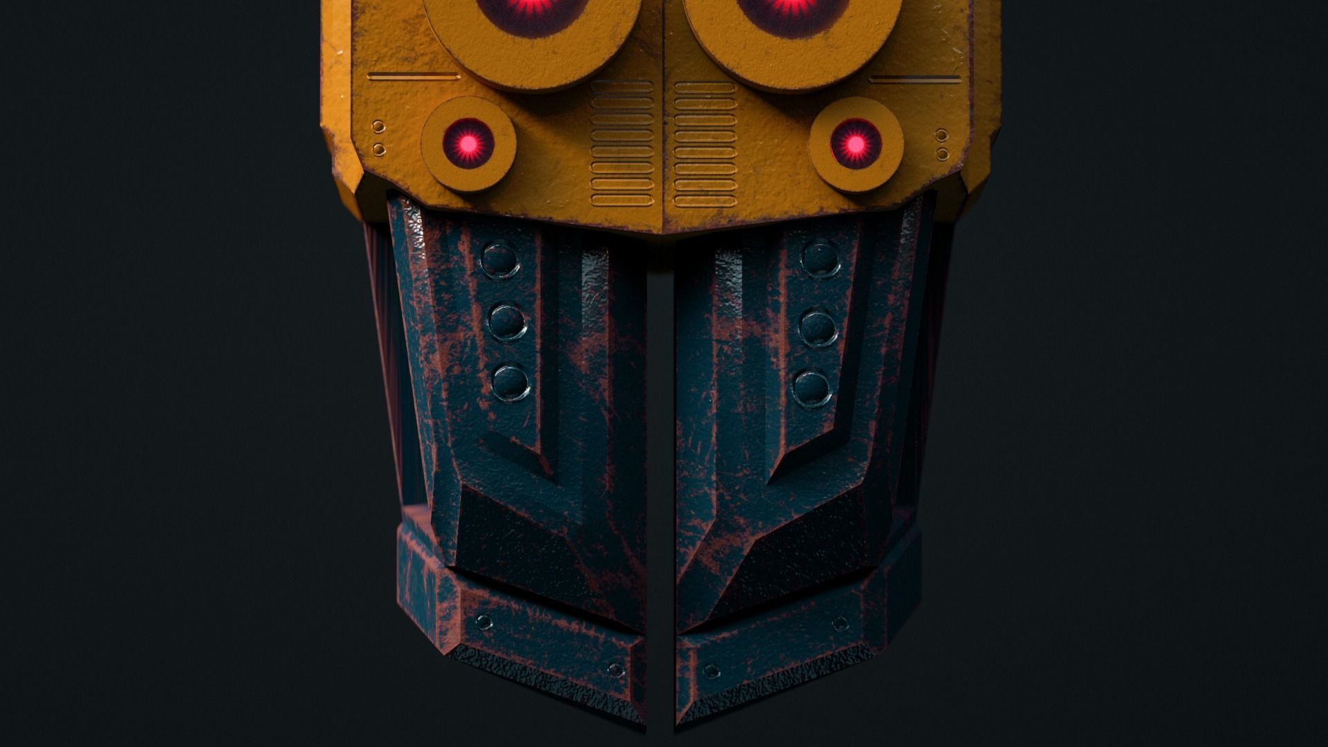 Robot head free 3D model | CGTrader