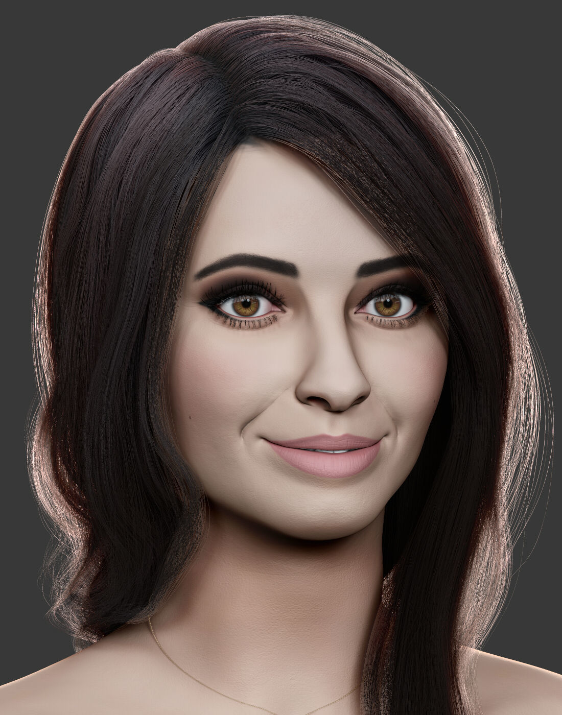 3D model female head sculpt | CGTrader