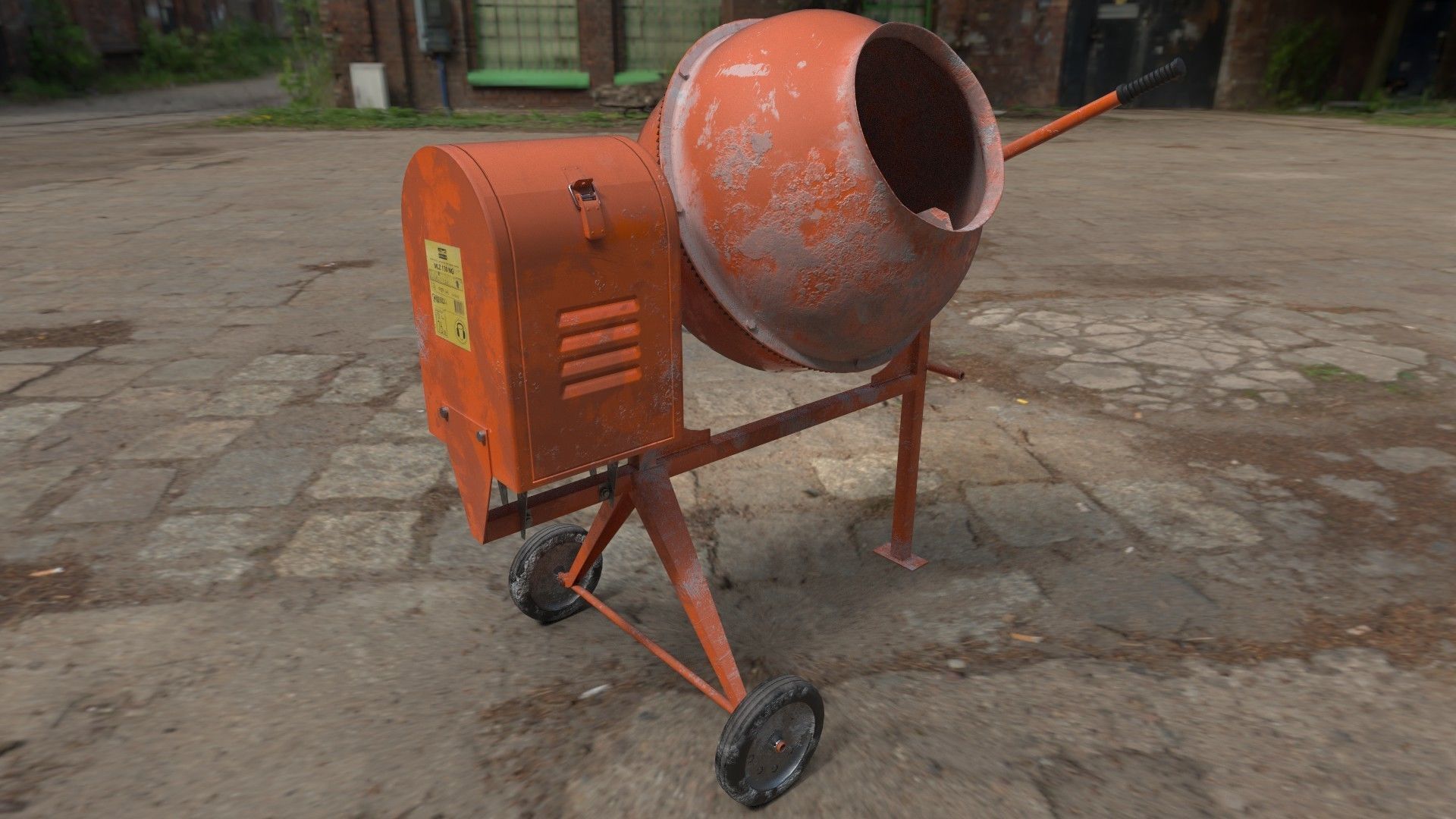 Concrete mixer 3D model animated | CGTrader