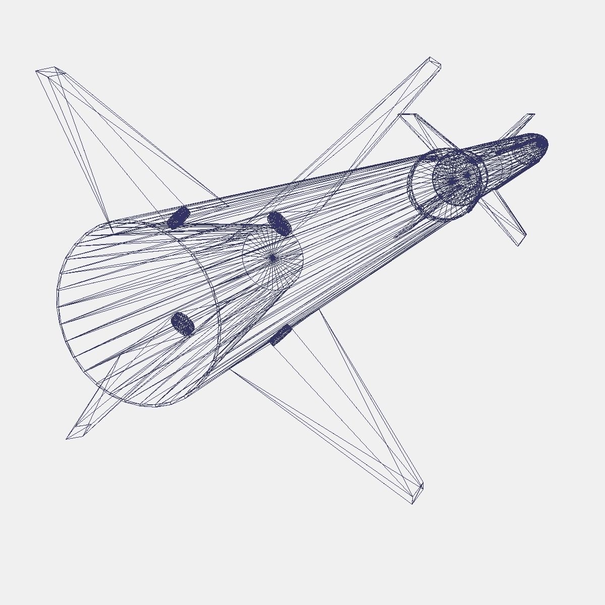 Aerobee 170 Rocket 3D model | CGTrader