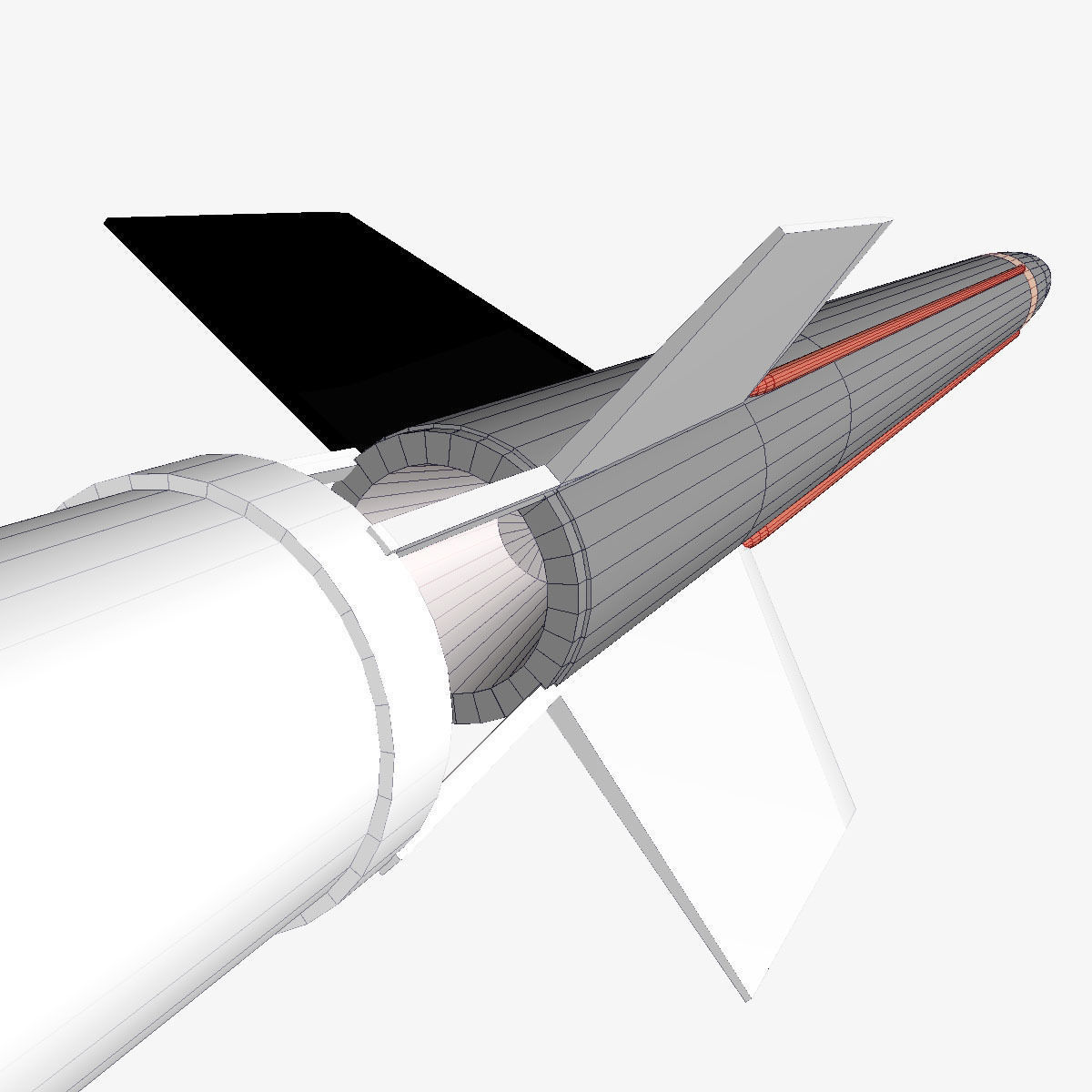 Aerobee 170 Rocket 3D model | CGTrader