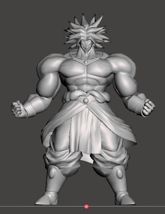 Broly Classic Full Figure - Dragon Ball Z - For 3d Print 3D model 3D ...