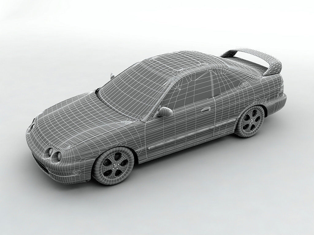 1998 Acura Integra R Coupe 3D model | CGTrader