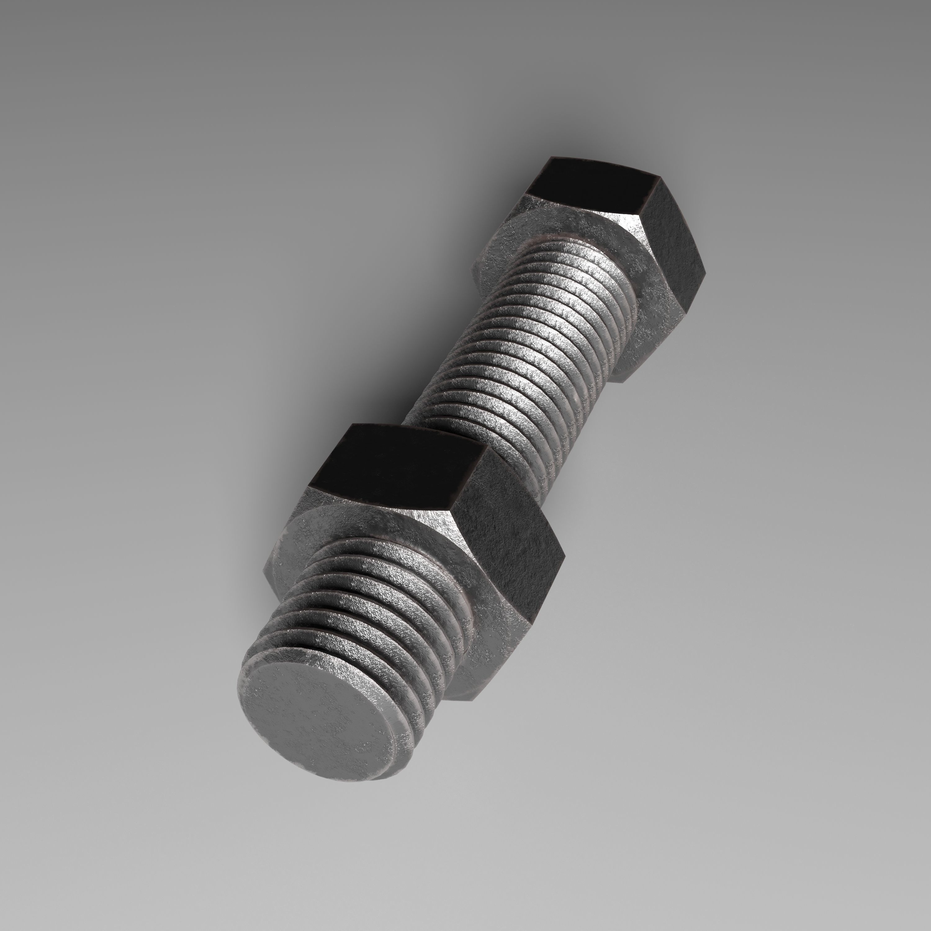 3D model Bolt and Nut VR / AR / low-poly | CGTrader