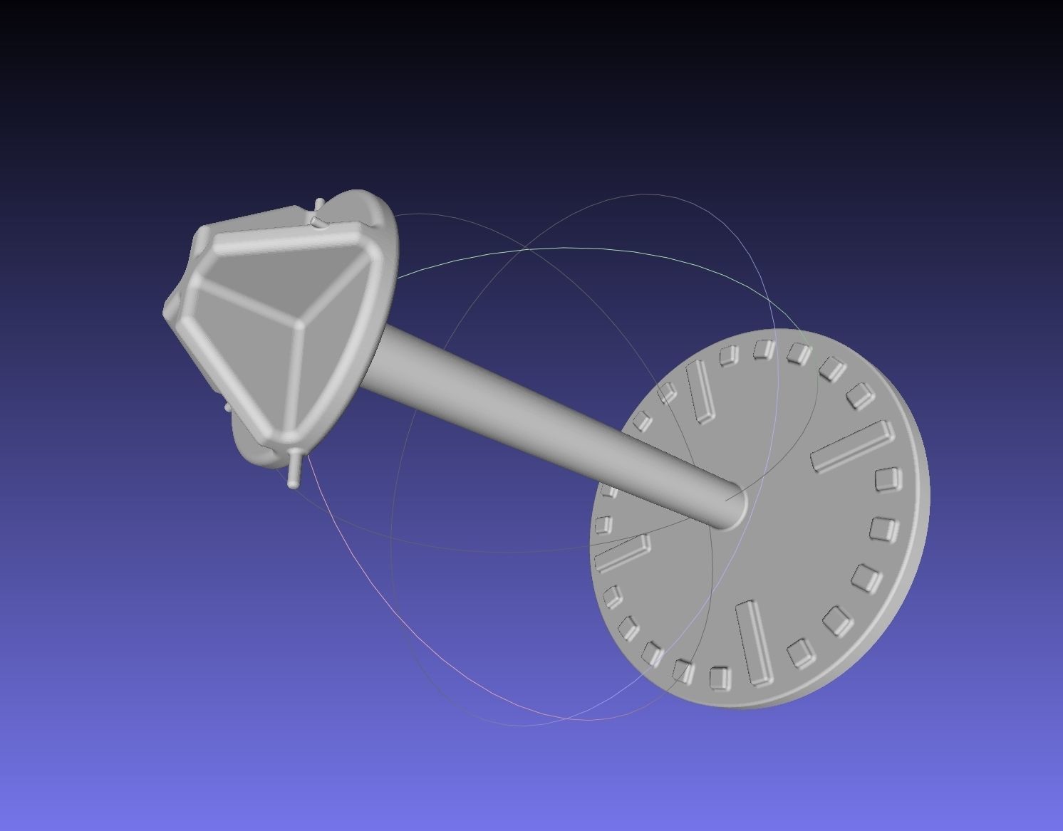 Spacecraft Visual Docking Indicator Target Principle Model 3D model 3D ...