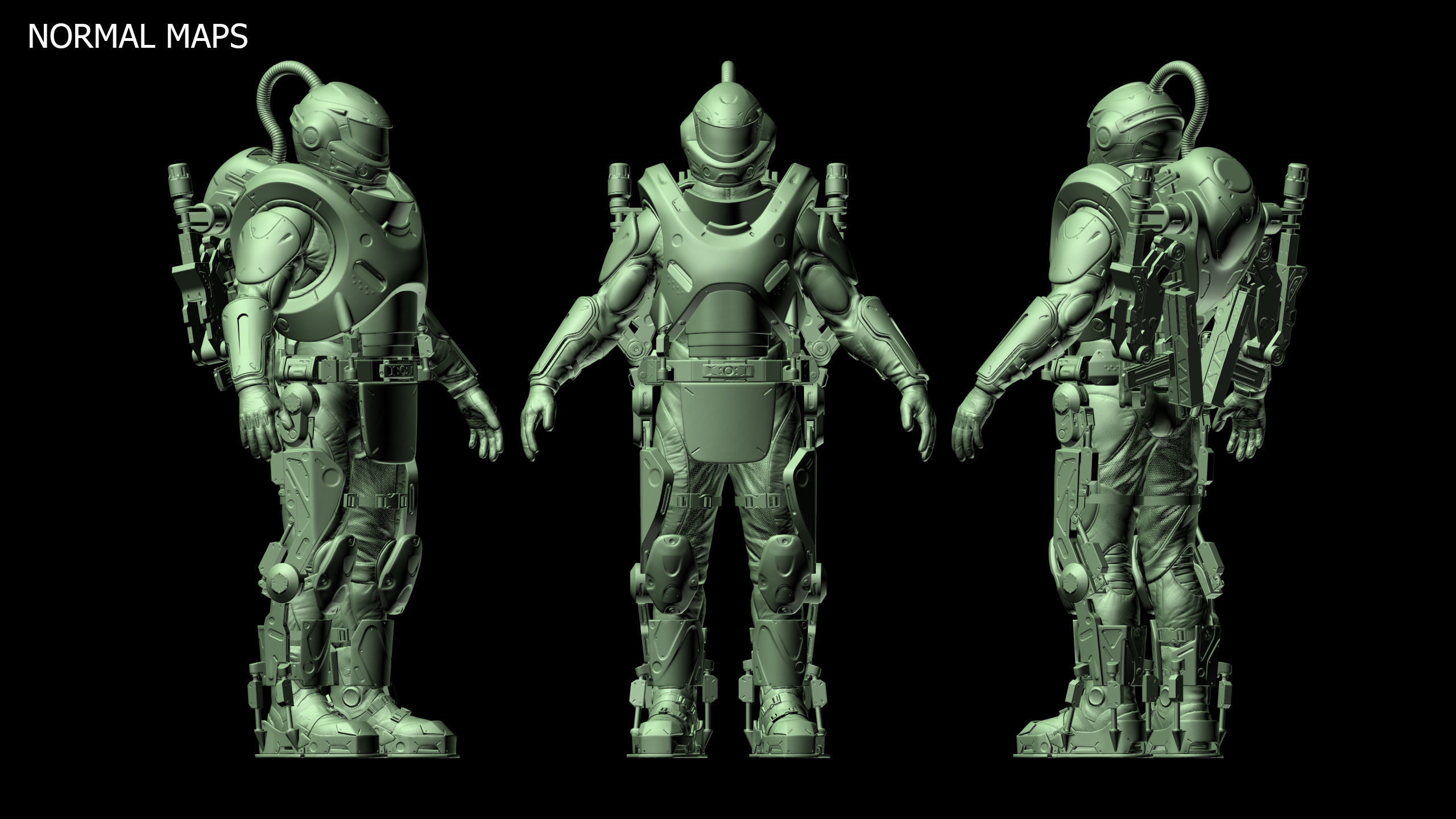 3D model Military Exoskeleton R-20 VR / AR / low-poly | CGTrader