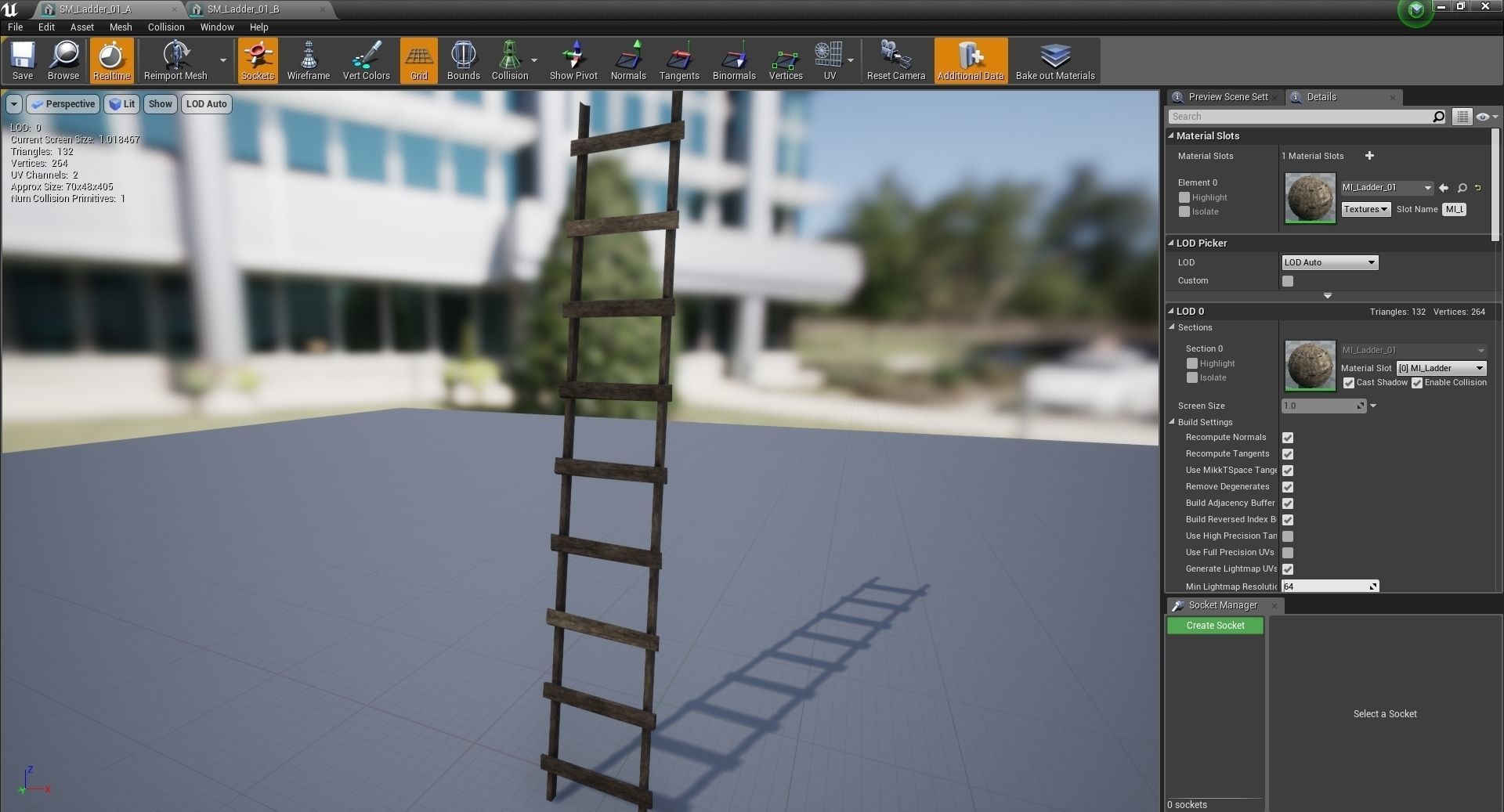 3D model Western - Wooden Ladders VR / AR / low-poly | CGTrader