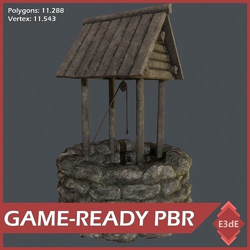 3D model Western - Well VR / AR / low-poly | CGTrader