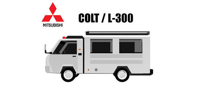 3D model Mitsubishi L-300 VR / AR / low-poly | CGTrader