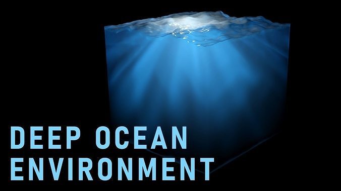 3D model Deep Ocean Environment VR / AR / low-poly | CGTrader