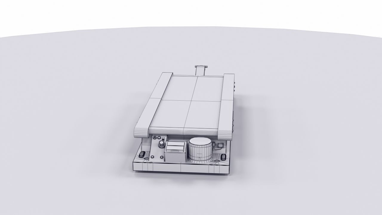 Robot trolleys self drive AVG 3D model | CGTrader