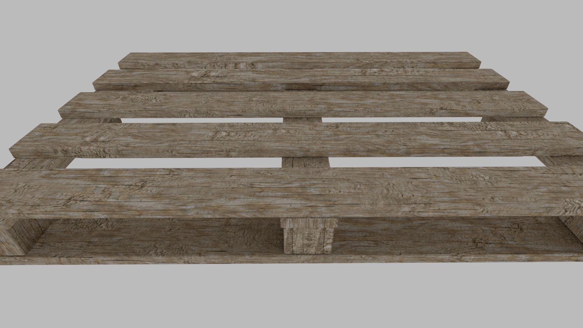 3D model Pallet Low Poly 3D model adapted UE4 Unity VR / AR / low-poly ...