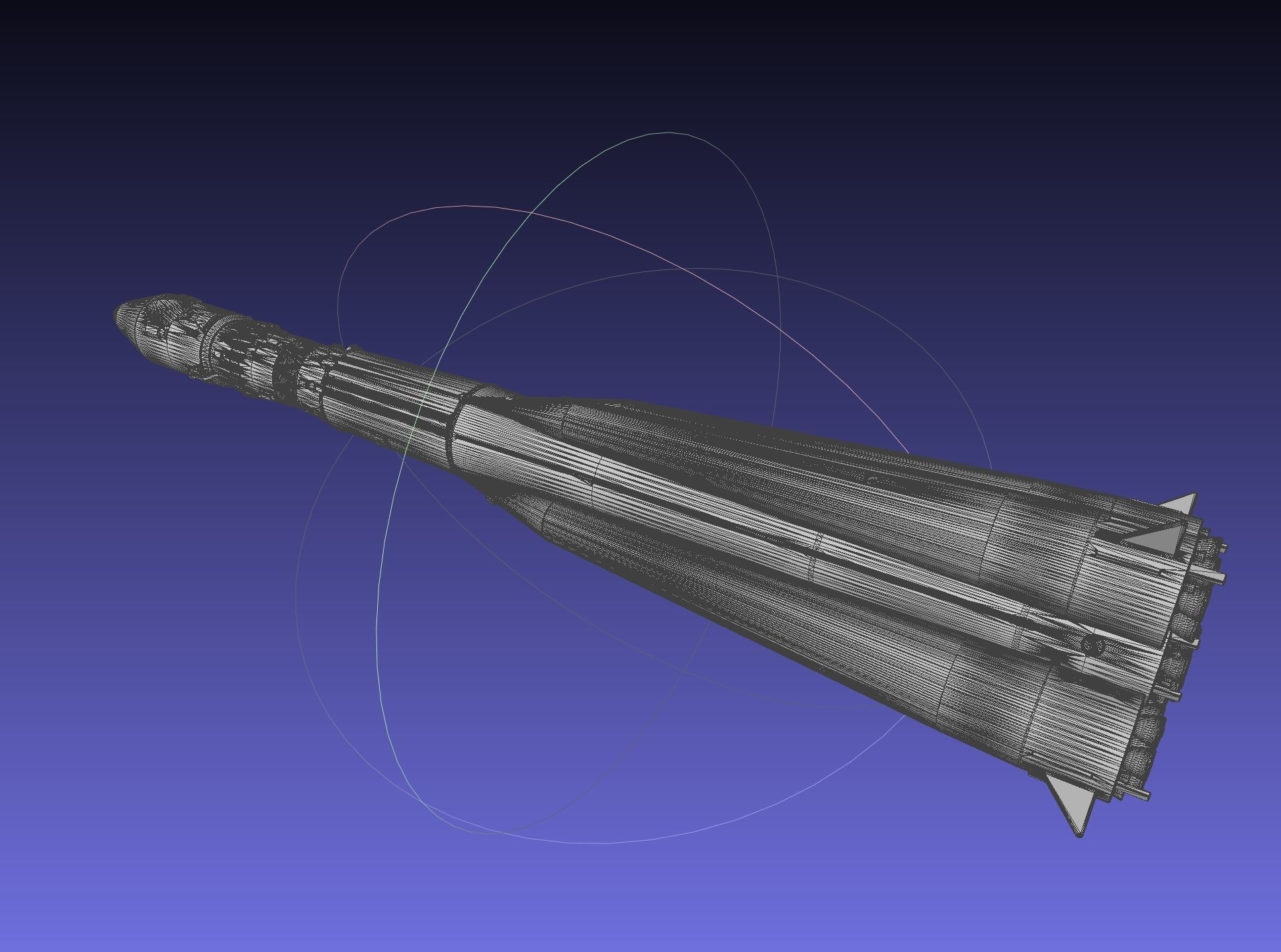 Vostok K Rocket Model 3D model 3D printable | CGTrader