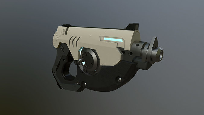 3D model Tracer Gun overwatch VR / AR / low-poly | CGTrader