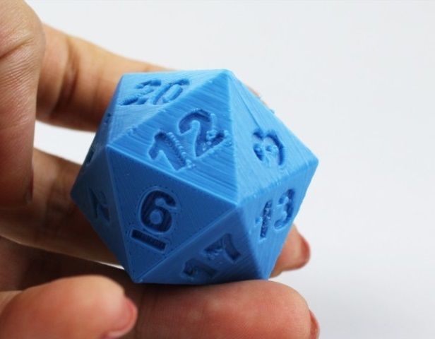 3D model 20 faces dice | CGTrader