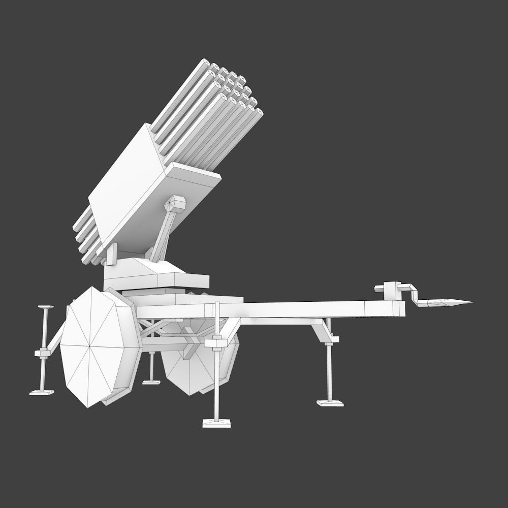 3D model Rocket Launcher NDL-40 VR / AR / low-poly | CGTrader