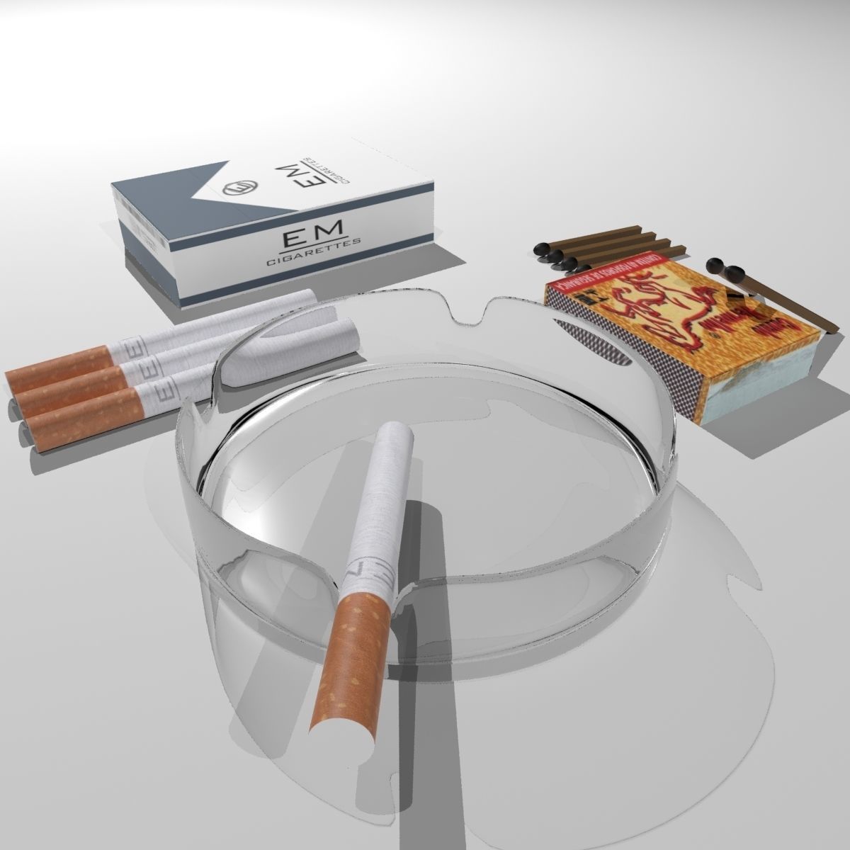 Cigarette 3D model | CGTrader