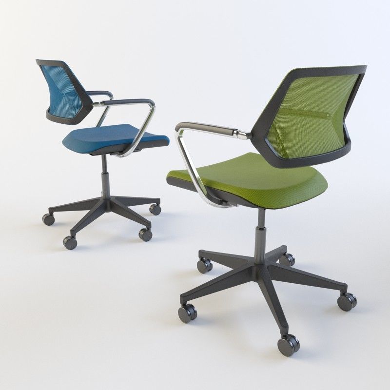 Steelcase QiVi office chair 3D model | CGTrader
